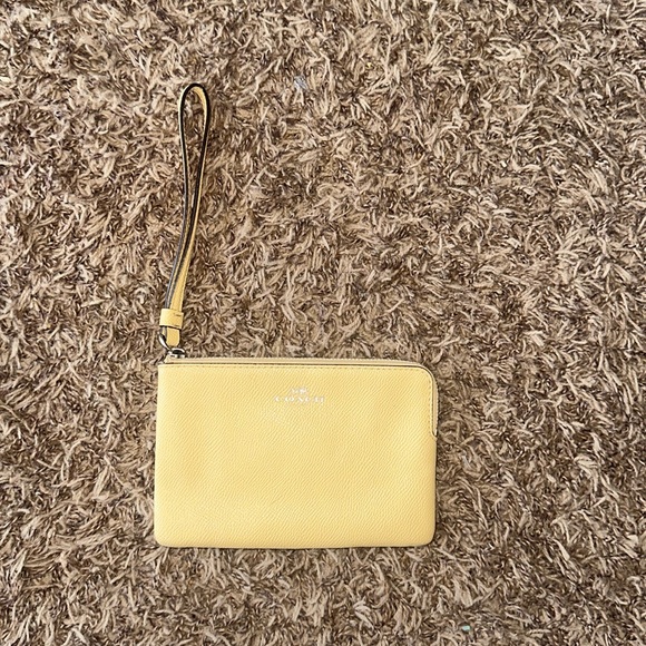 Coach | Bags | Yellow Coach Wallet | Poshmark